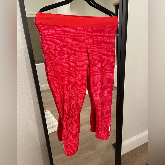 Nike | Pants & Jumpsuits | Red Nike Workout Pants | Poshmark
